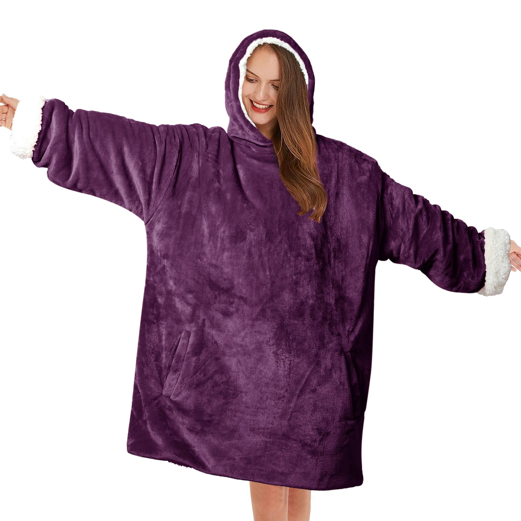 Double Sided Huggle Hoodie — Cotton Passion