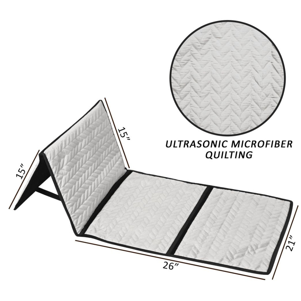 Ultrasonic Quilted Foldable Rest Back Take Prayer Mat/Jaye Namaz ...