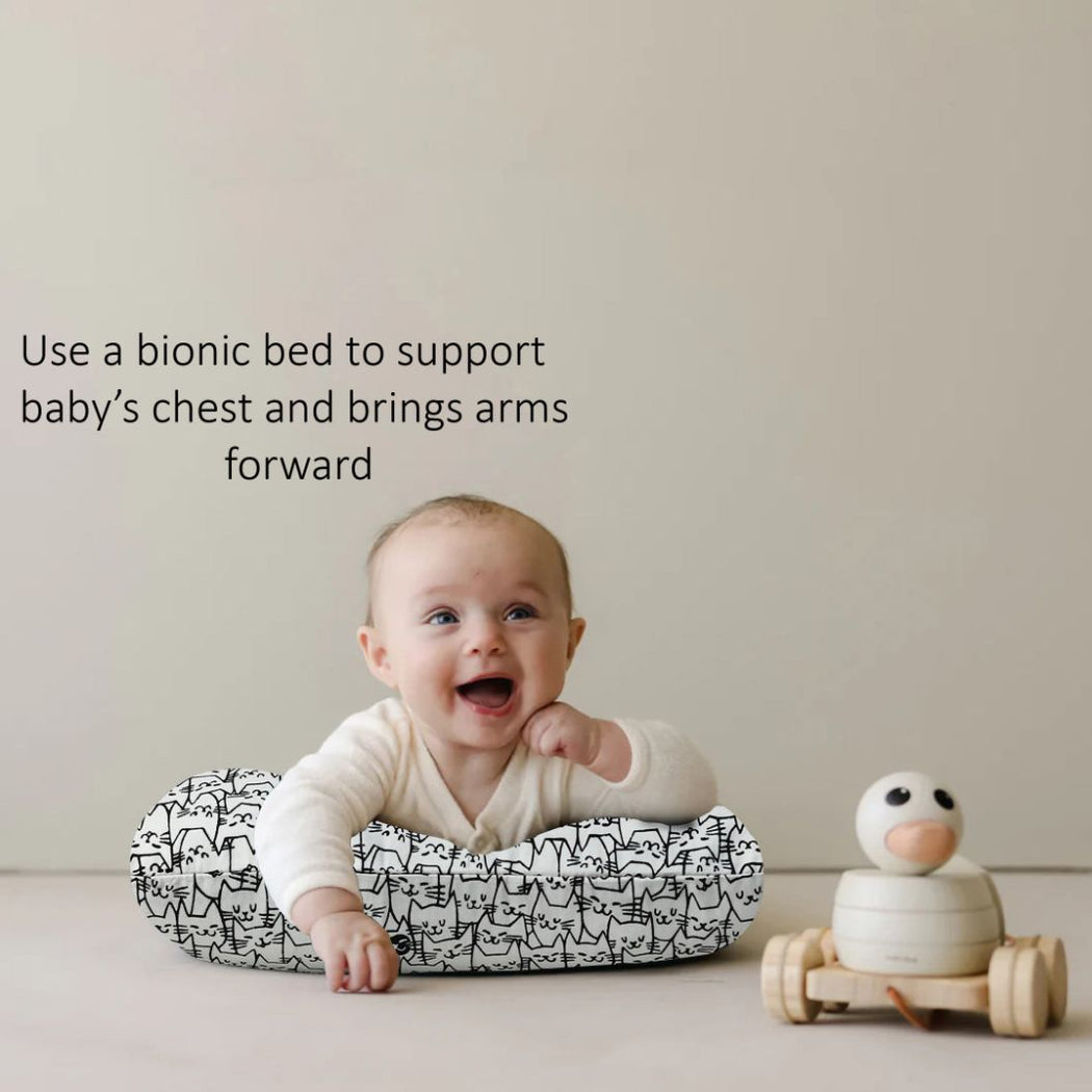 Line Kittens Snuggle Mattress — Cotton Passion