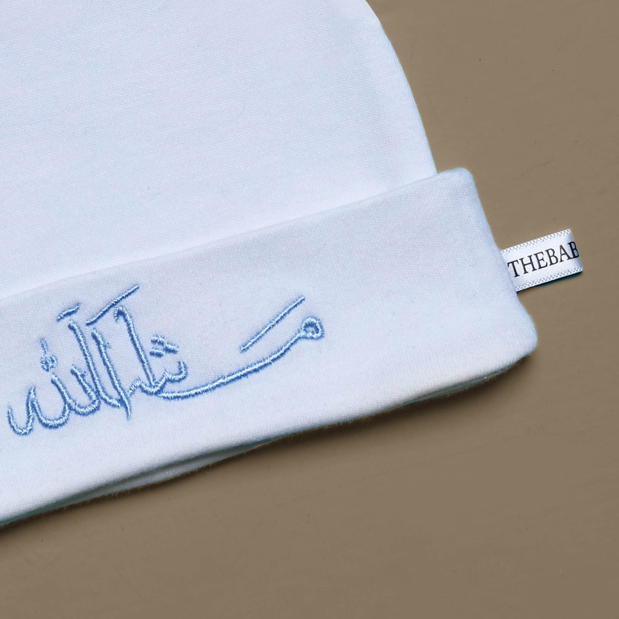 Mashallah Embroidered Baby Cap — Cotton Passion